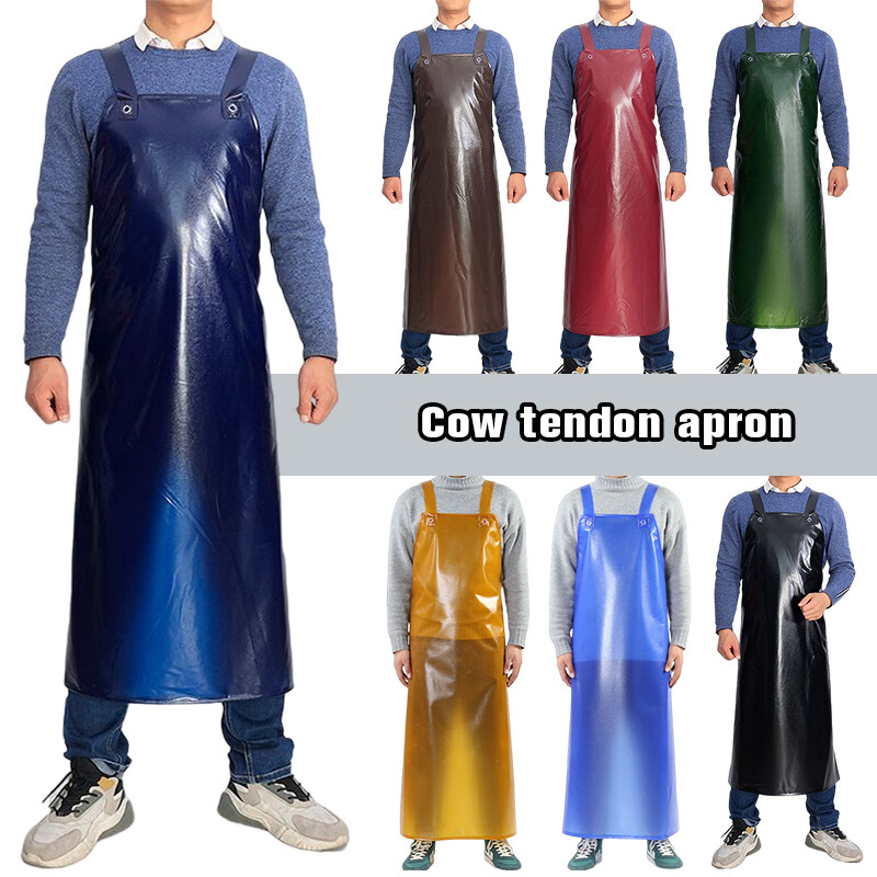 Unisex Ox Tendon Waterproof Heavy Duty Butcher Apron for Butcher ...