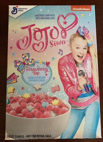 jojo siwa collectors 2020 cereal sales sample RARE General Mills Dance ...