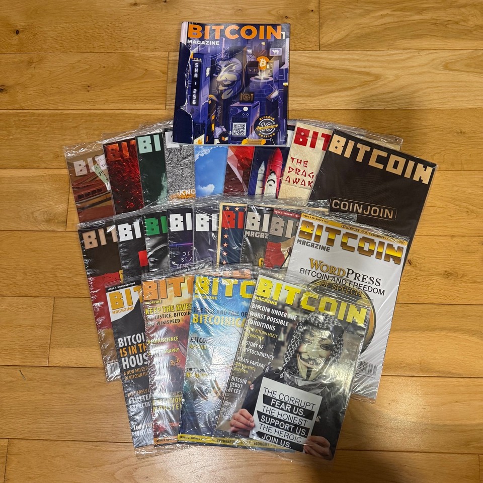 Complete Unopened Mint Bitcoin Magazine Issues 1 to 22 | eBay UK