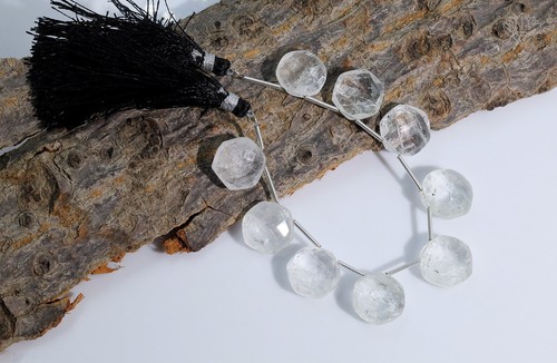 Beautiful Pentagon Natural Gemstone Green Chlorite Faceted Beads 103 ...