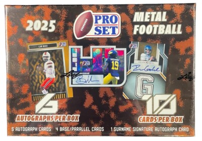 2025 Leaf Pro Set Metal HOBBY BOX 6 AUTO PER BOX SEALED | eBay
