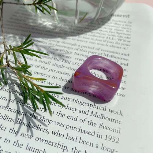 Resin Irregular Shape Ring - One Size US9 | eBay