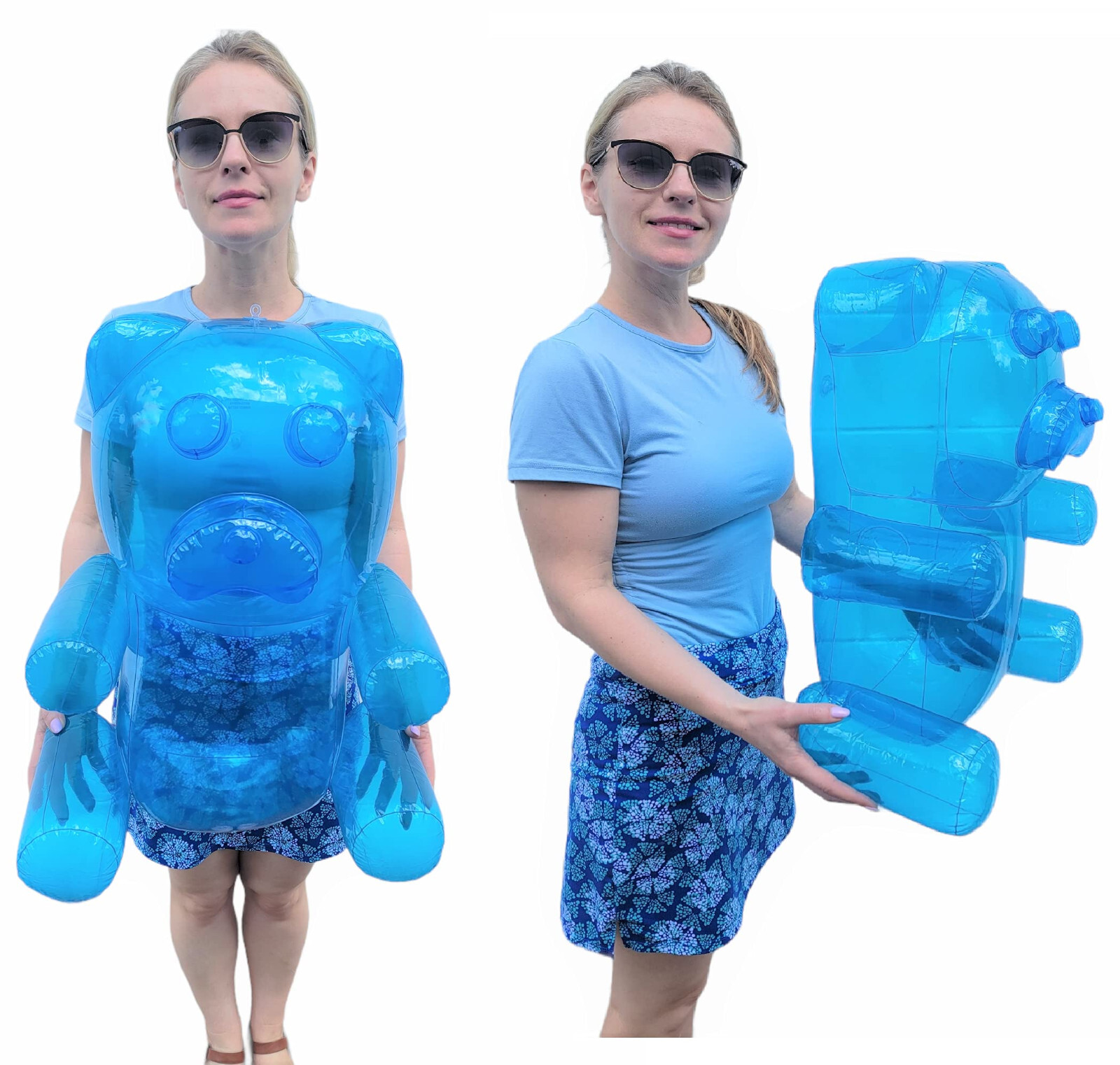 Huge Inflatable Gummy Bears Inflates Assorted Colors (About 24 Inches ...