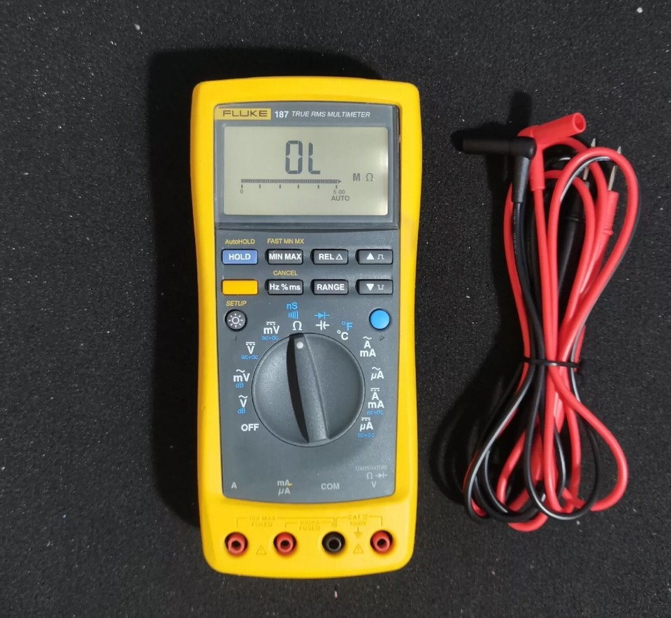 Fluke 187 True RMS Digital Multimeter With Case Fully Tested | eBay