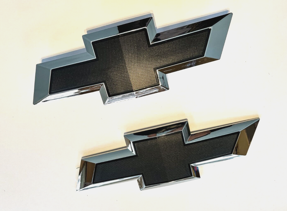 2015-18 Chevy Silverado 2500HD 3500HD Chrome Black Front and Rear ...