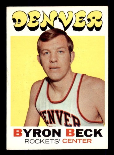 1971 Topps Basketball #210 Byron Beck EX/MT *e5 | eBay