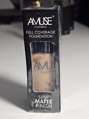 AMUSE Makep Cosmetics Full Coverage Foundation Cocoa | eBay