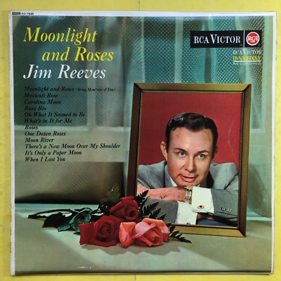 Jim Reeves - Moonlight And Roses - RCA Mono RD-7639 Ex Condition Vinyl ...