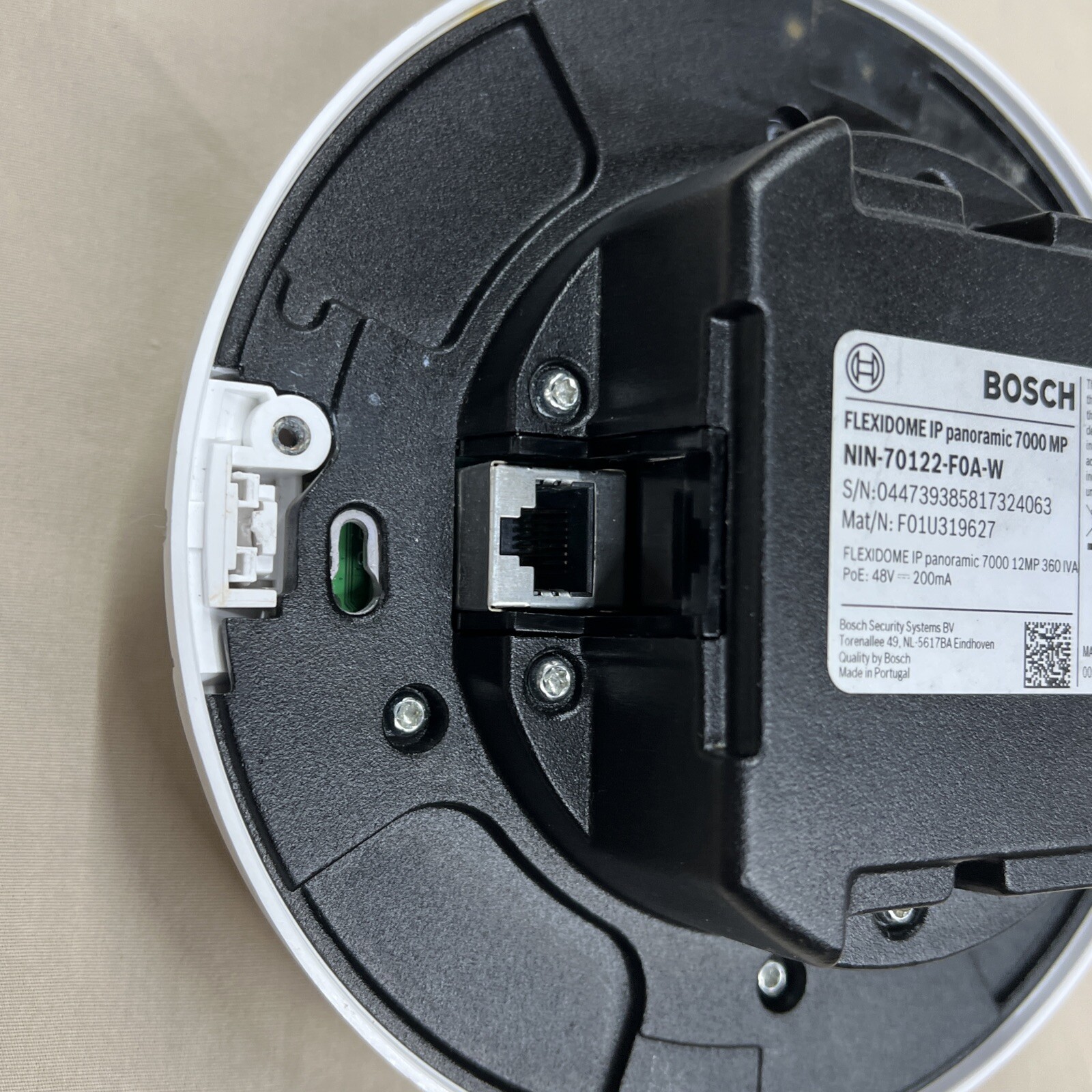 Bosch Flexidome IP Panoramic 7000 MP NIN-70122-FOA-W 12MP UnTested | eBay
