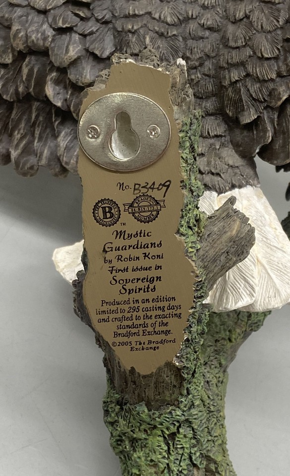 Bradford Exchange Mystic Guardians Eagle Sculpture by Robin Koni ...