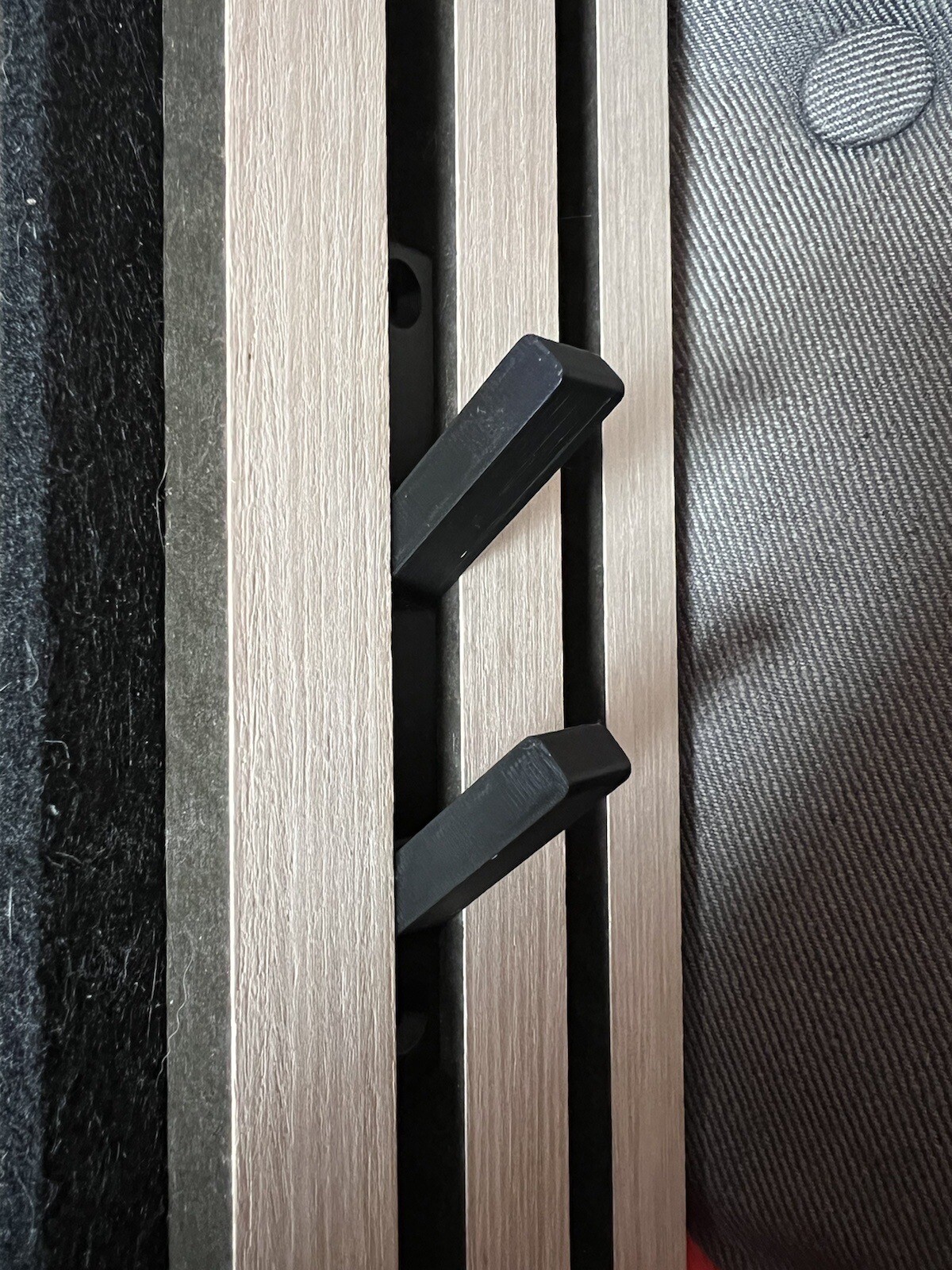 2 x Garderoben Haken Designhaken Für Akustik Paneele Acoustic Panel ...