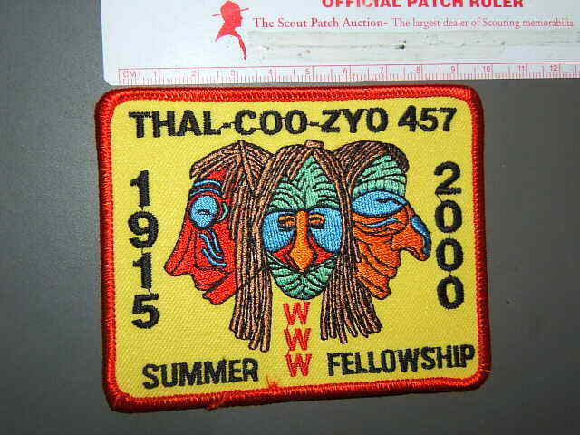 Boy Scout OA 457 Thal-coo-zyo activity patch 9048R | eBay