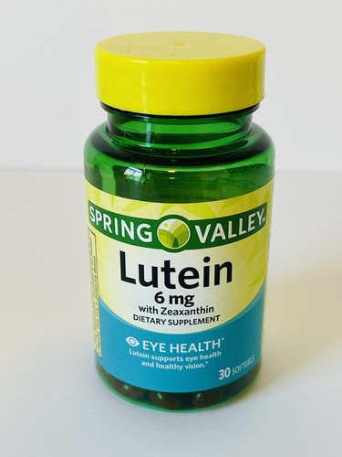 Spring Valley Lutein With Zeaxanthin Softgels/Eye Health - Exp 6/26 | eBay