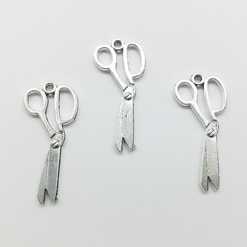 10/30/60pc Retro Scissors Alloy Charms Pendant Jewelry Making DIY | eBay