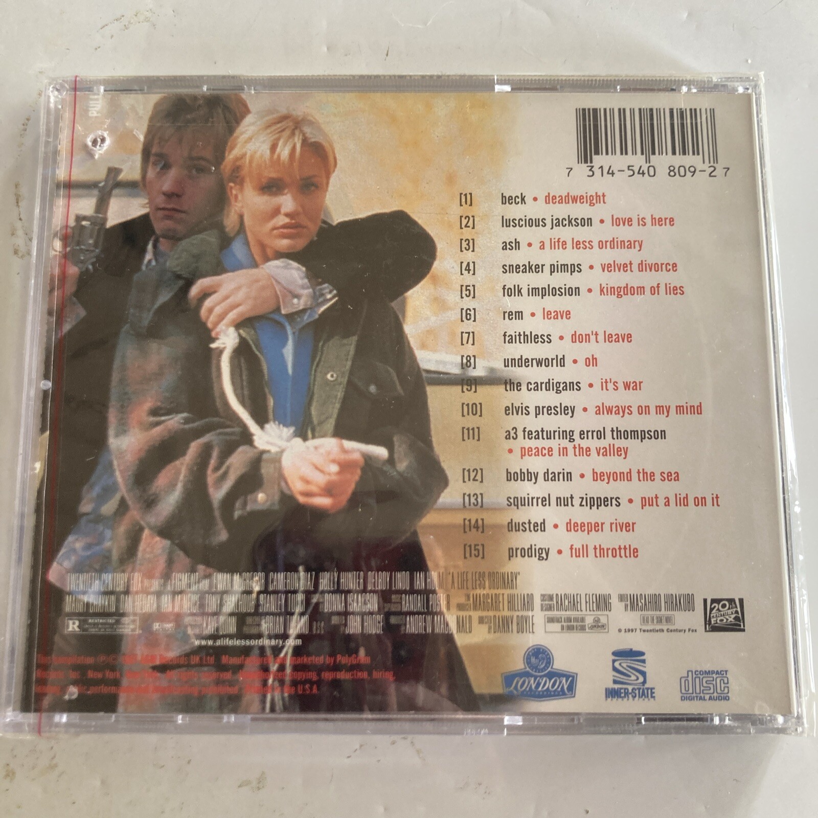 A Life Less Ordinary by Original Soundtrack (CD, Oct-1997, PolyGram ...