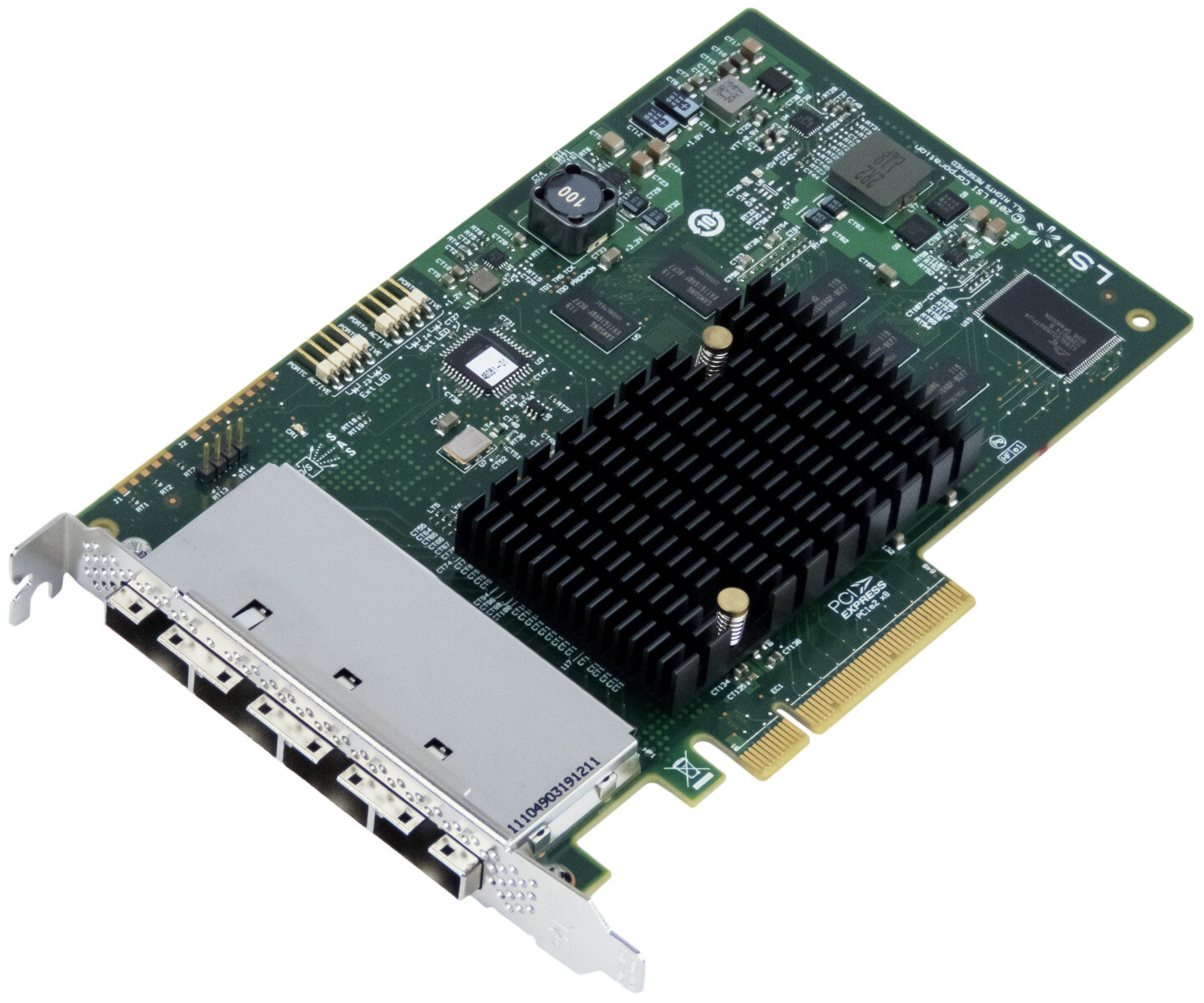 LSI Logic 9201-16e SAS Controller Serial Attached SCSI PCI Express 2.0 ...