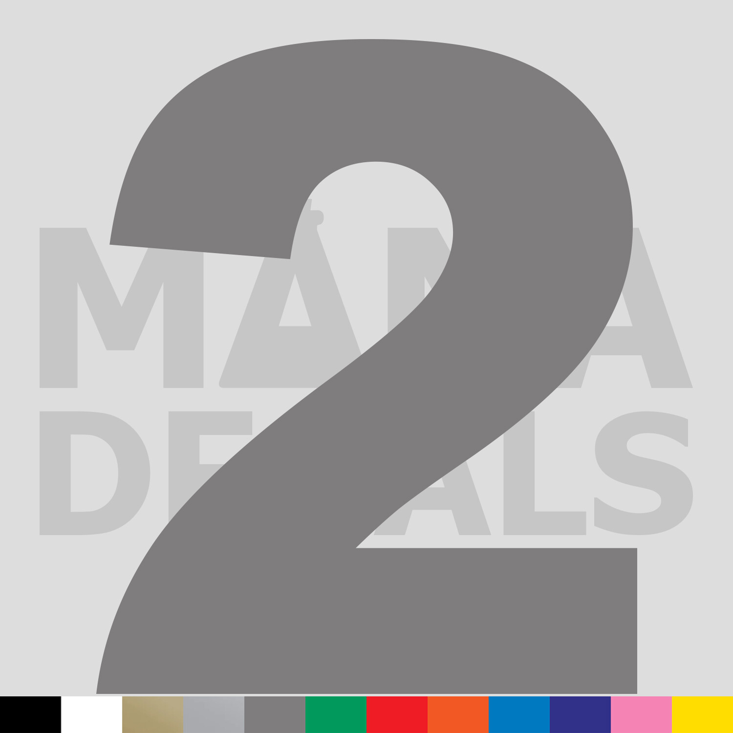 Number Two 2 Vinyl Die Cut Decal Sticker - Bold | eBay