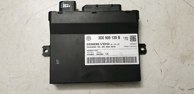 Touareg, Phaeton, Cayenne 7l Kessy Control Unit 3D0909139b Incl ...