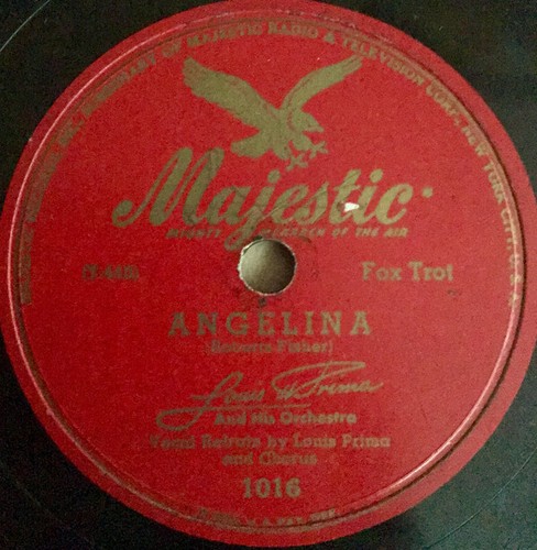 Louis Prima And His Orchestra - Angelina / Robin Hood 1945 Shellac, 10 ...