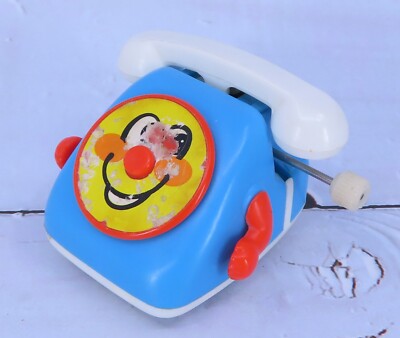 Vintage TOMY Wind-Up Get A Long Gadgets Telephone Working Made in ...