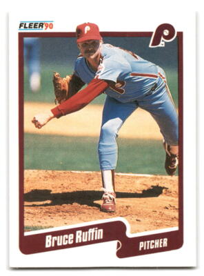 Bruce Ruffin 1990 Fleer Baseball #572a Philadelphia Phillies | eBay