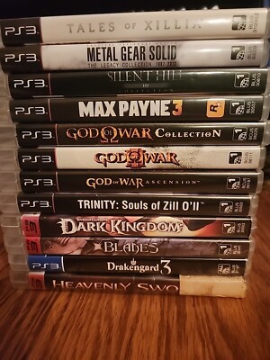 PS3 Game Lot Assorted Games Drakengard 3 Heavenly Sword Silent Hill | eBay
