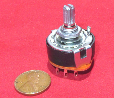 Alpha 2 Pole 4 Position Rotary Switch 300mA 125VAC Shorting Double Quad ...