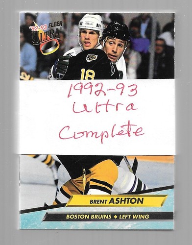 1992-93 Ultra NHL Hockey Complete Set 450 Cards NRMT | eBay