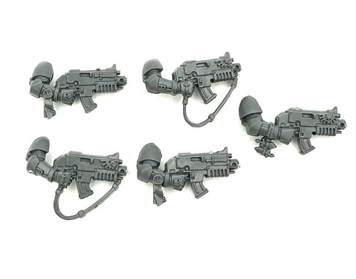 Warhammer 40k: Space Marines Dark Angels Veterans Bits 5 X Bolt Rifle ...