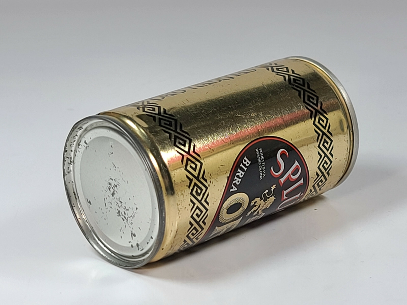 Vintage Splugen Oro Gold Beer Can Crimped Steel Poretti Italy | eBay