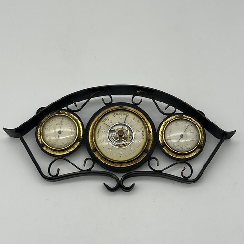 Decorative Wall Mount Thermometer Barometer Hygrometer Weather Station ...