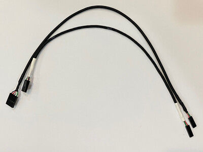 2 EMG 5-Pin Passive HZ Pickup Cables Quick Connect Solderless 13 Inch ...