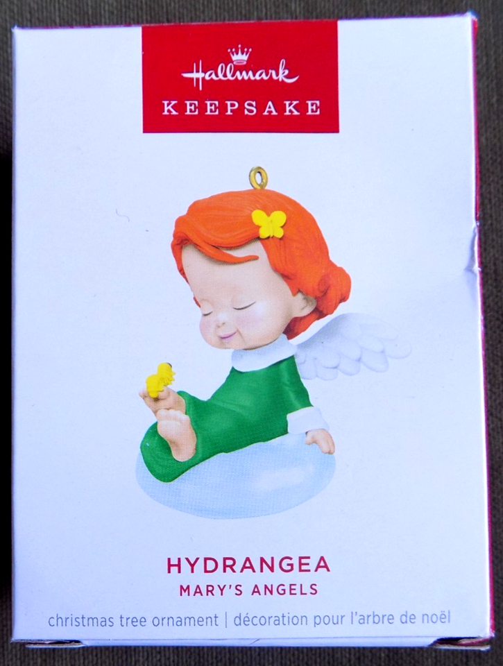 Hallmark Hydrangea 38th in Mary's Angels Keepsake Ornament 2025 #38 ...