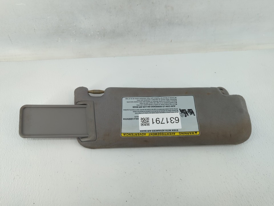 2012-2017 Toyota Camry Driver Sun Visor Mirror Left Sunvisor Dark Grey ...