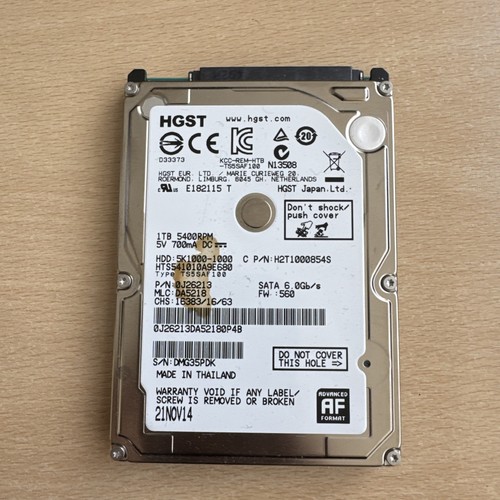 HGST 1TB Laptop Hard Drive | eBay
