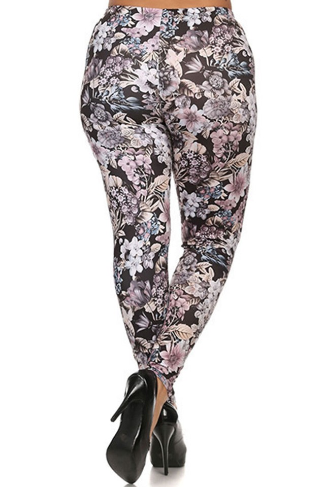 Womens Plus Size Graphic Print Pattern Buttery Soft Leggings | eBay