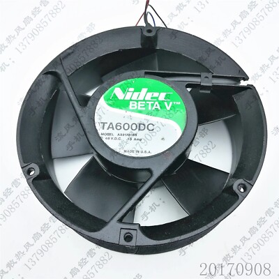Nidec TA600DC A33178-65 17050 DC 48V 0.55A 17CM High Airflow Cooling ...