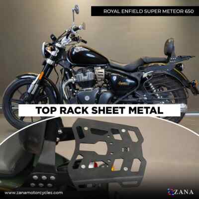Top Rack Sheet Metal With Pillion Backrest Fit For Royal Enfiel Super ...