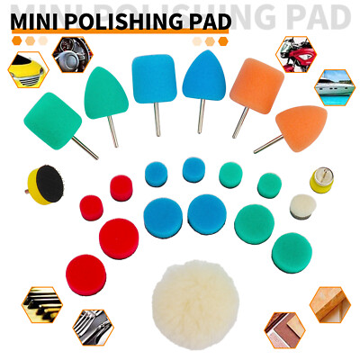 24Pcs Car Polisher Gross Polishing Pads For Drill Polisher Drill Waxing ...