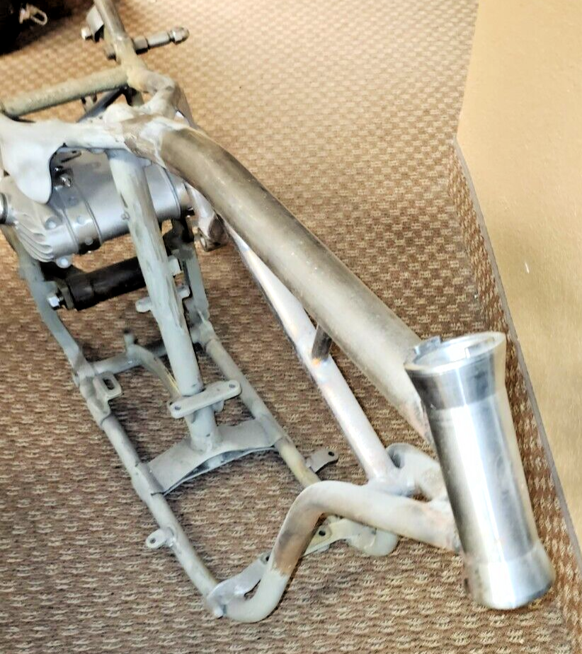 HARLEY SHOVELHEAD GOOSENECK SWINGARM FRAME 53 DEG RAKE BOBBER CHOPPER ...