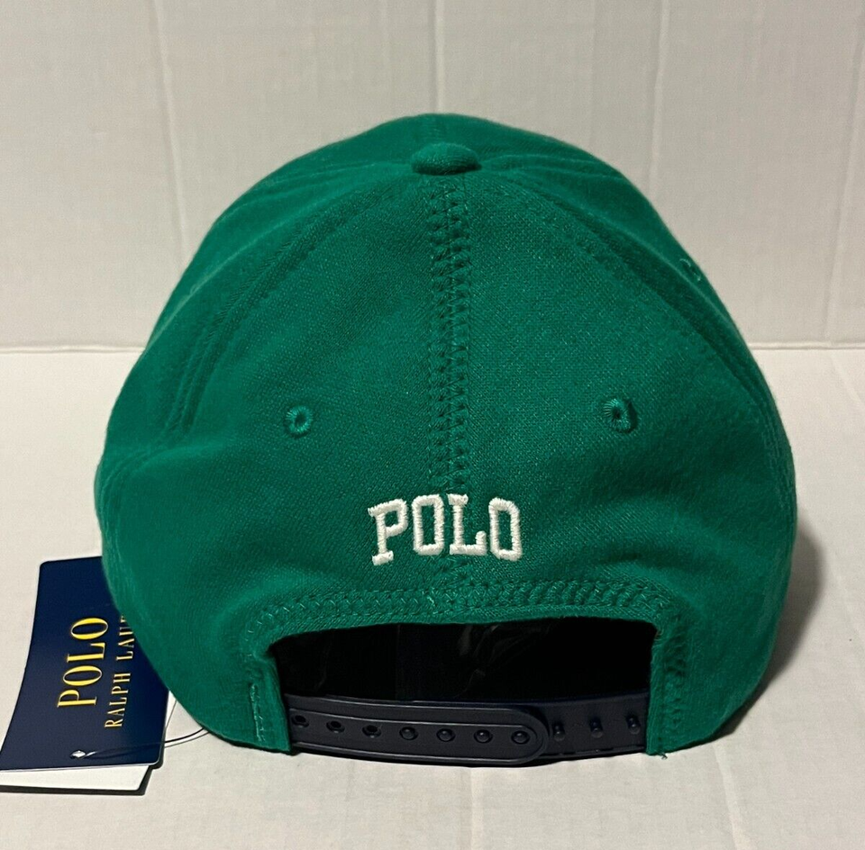 Polo Ralph Lauren 5 Panel Fleece POLO ATHL.DIV. 67 Adjustable Cap Hat ...