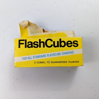 General Electric Flash Cubes- Box of Three Open Box | eBay