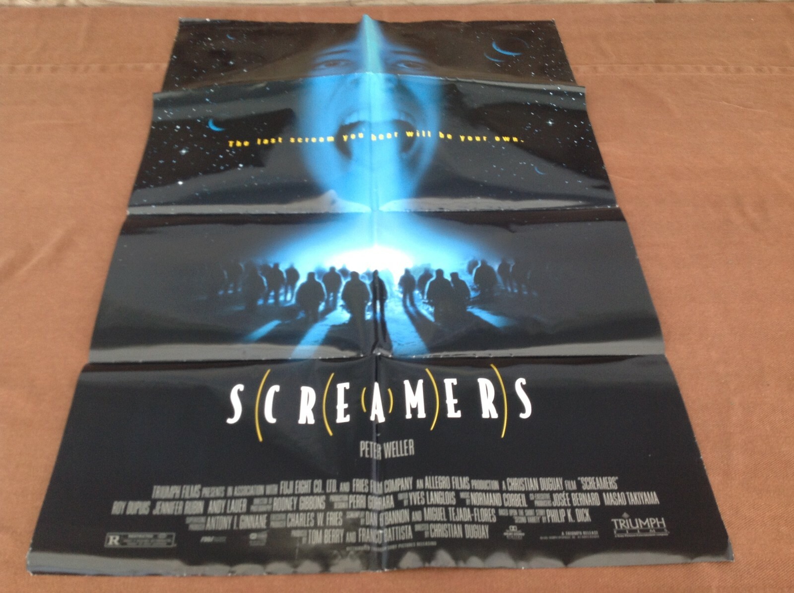 1995 Screamers Original Movie House Full Sheet Poster | eBay