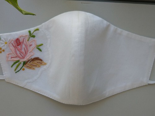 Face Mask washable Reusable 100 Cotton Handmade Hand Embroidered Fancy ...