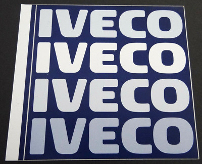 Promotional Stickers Iveco Logo Truck 80er Brummi Transportation Camper ...