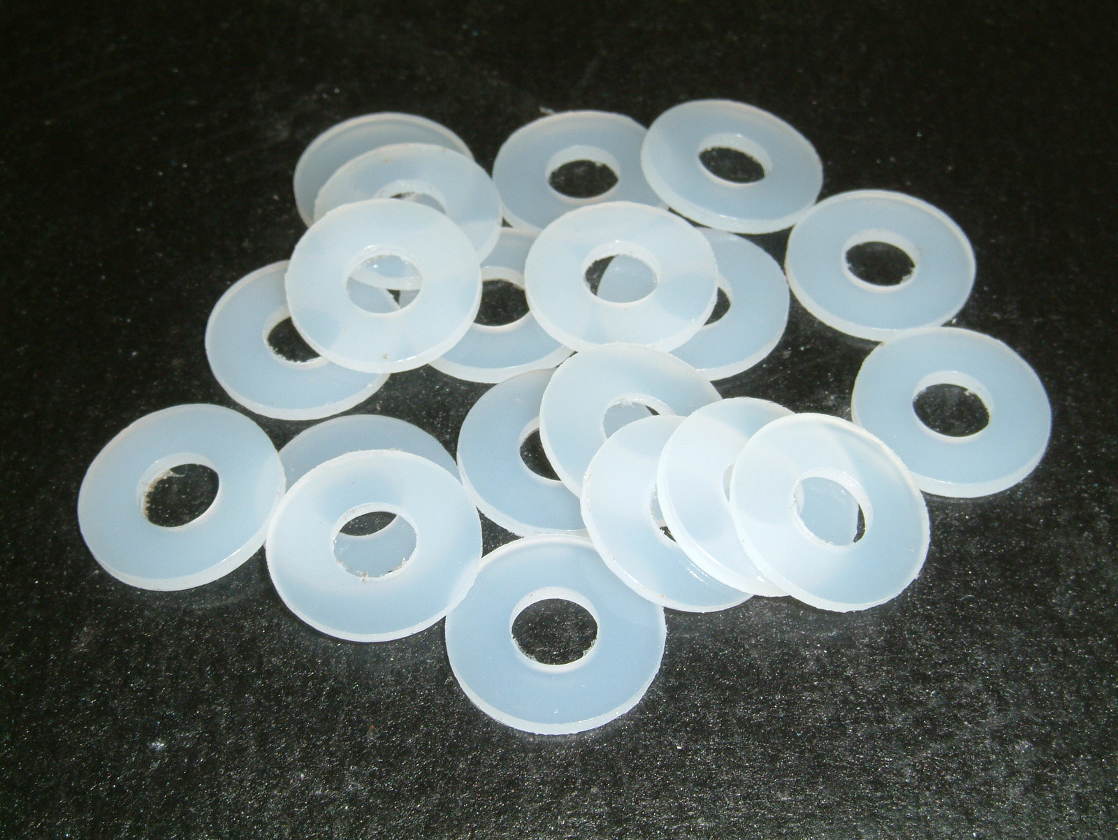 M4, M5, M6 and M8 Nylon Washers 1.6mm Thk- Various quantities available ...