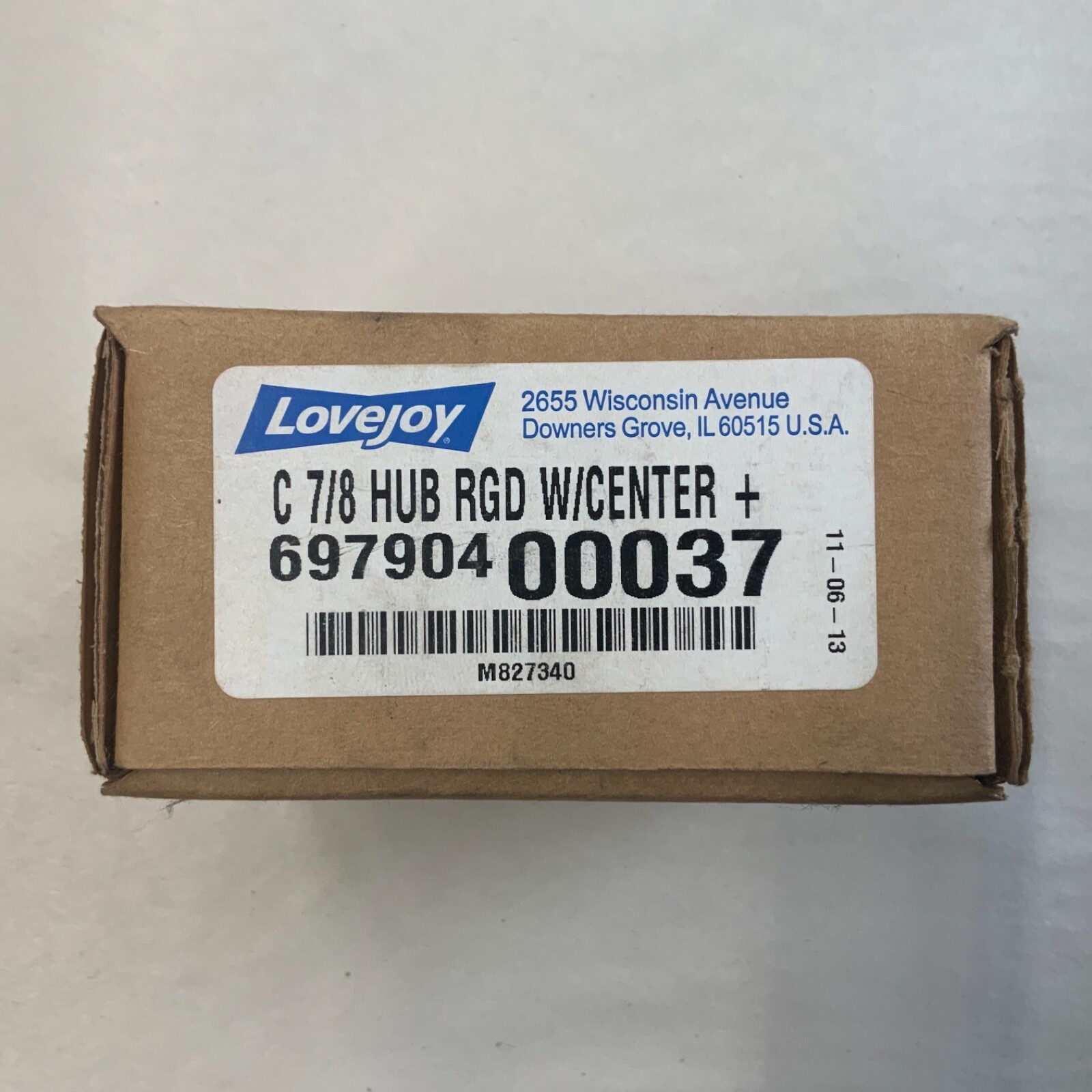 Lovejoy 697904-00037 C 7/8 Rigid Hub for Sier-Bath Continuous Sleeve ...