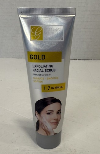 Global Beauty Care Gold Natural Exfoliant Facial Scrub 1.7oz/50ml ...