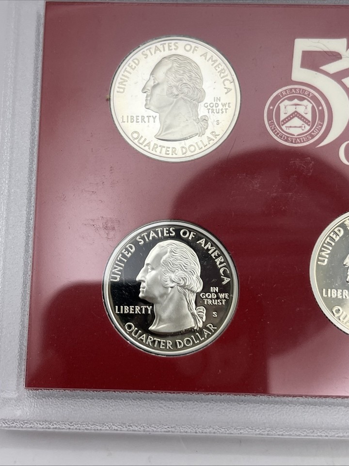 1999 Silver Proof Set U.S. Mint Original Government Packaging OGP COA ...