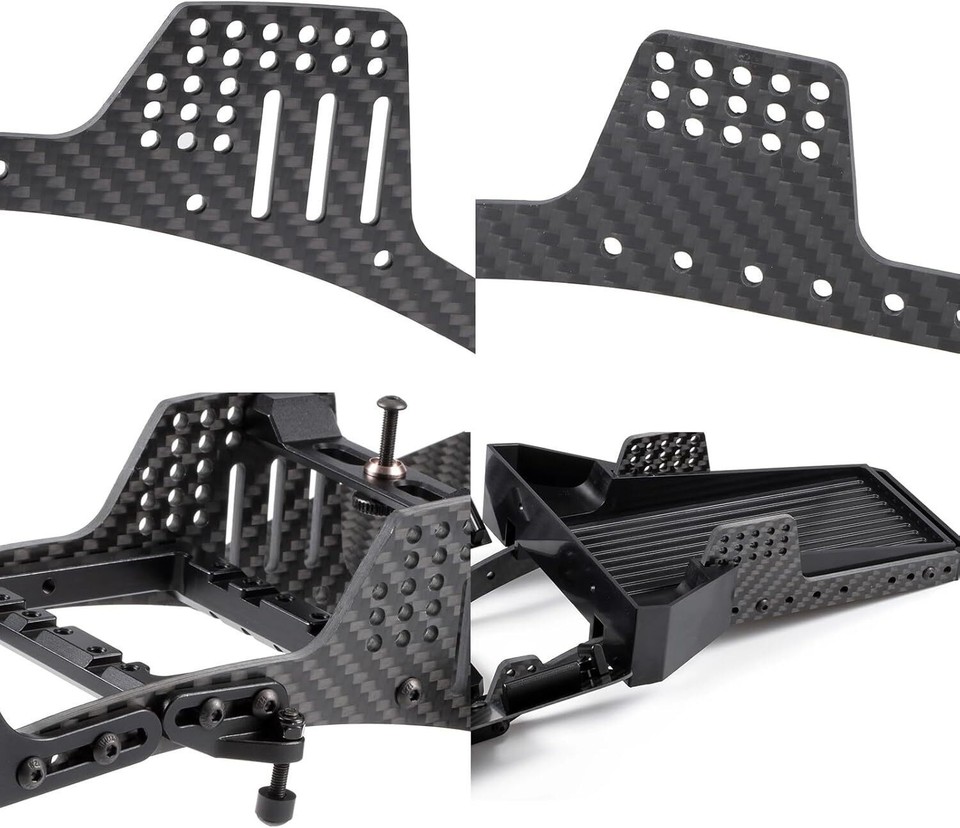 Carbon Fiber V4 Chassis Rails LCG Chassis Rail for 1/10 RC Crawler ...